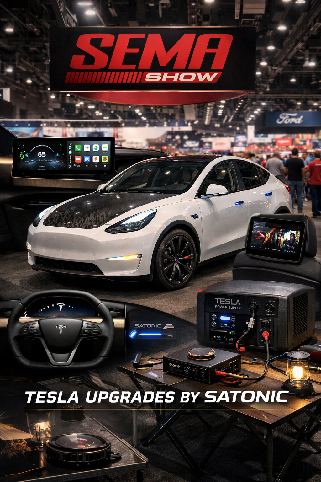SEMA Show USA: Wo Innovation auf die Zukunft der Tesla-Personalisierun ...