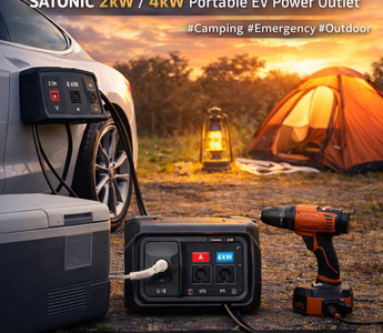SATONIC 2kW / 4kW Portable EV Power Outlet for Tesla Model 3, Y, S & X