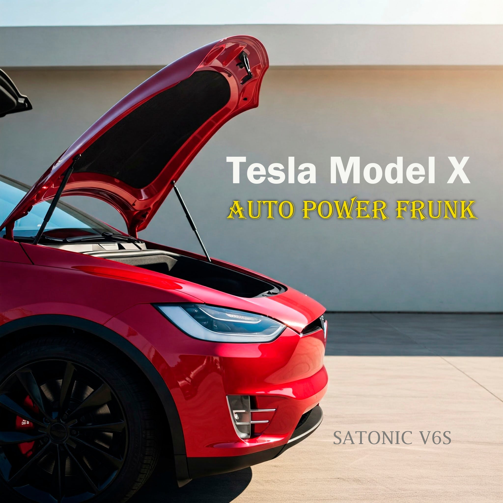 🚀 Mejora tu Tesla Model X con el frunk eléctrico automático SATONIC V6