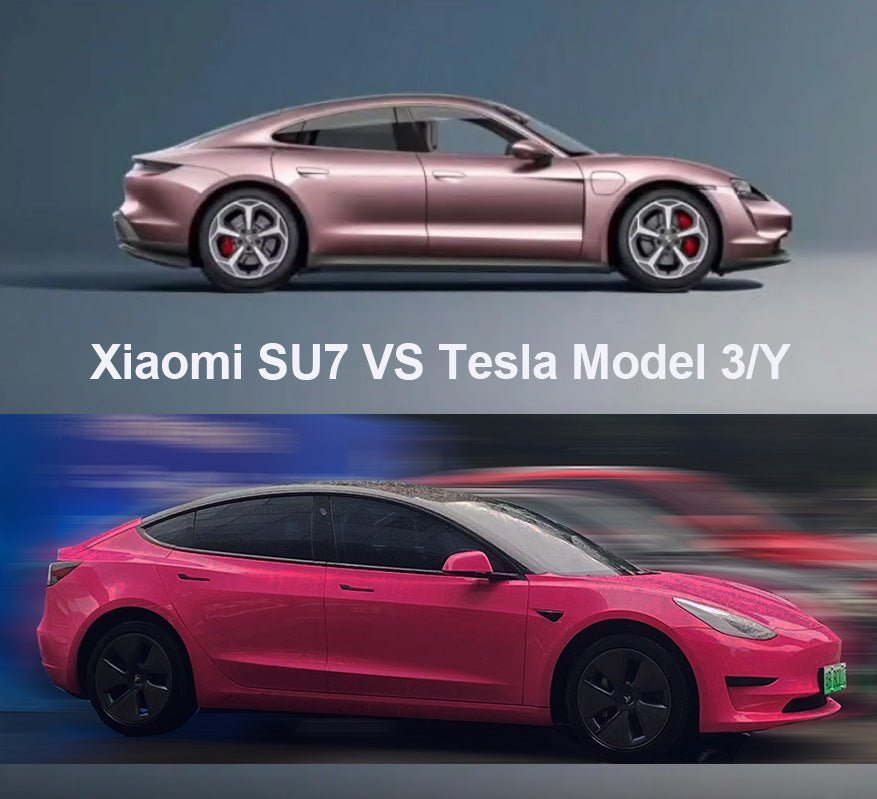 A Comparative Analysis: Xiaomi SU7 vs. Tesla Model Y&3