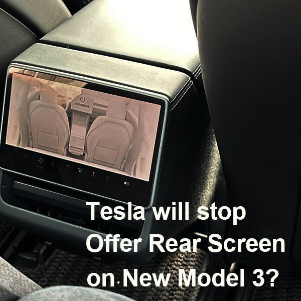Tesla Stops Offering Rear Climate Control Screen on New Model 3