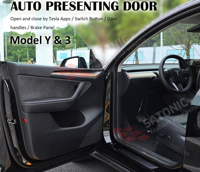 Tesla Model 3 & Y: Discover Auto-Presenting Hands-Free Doors!